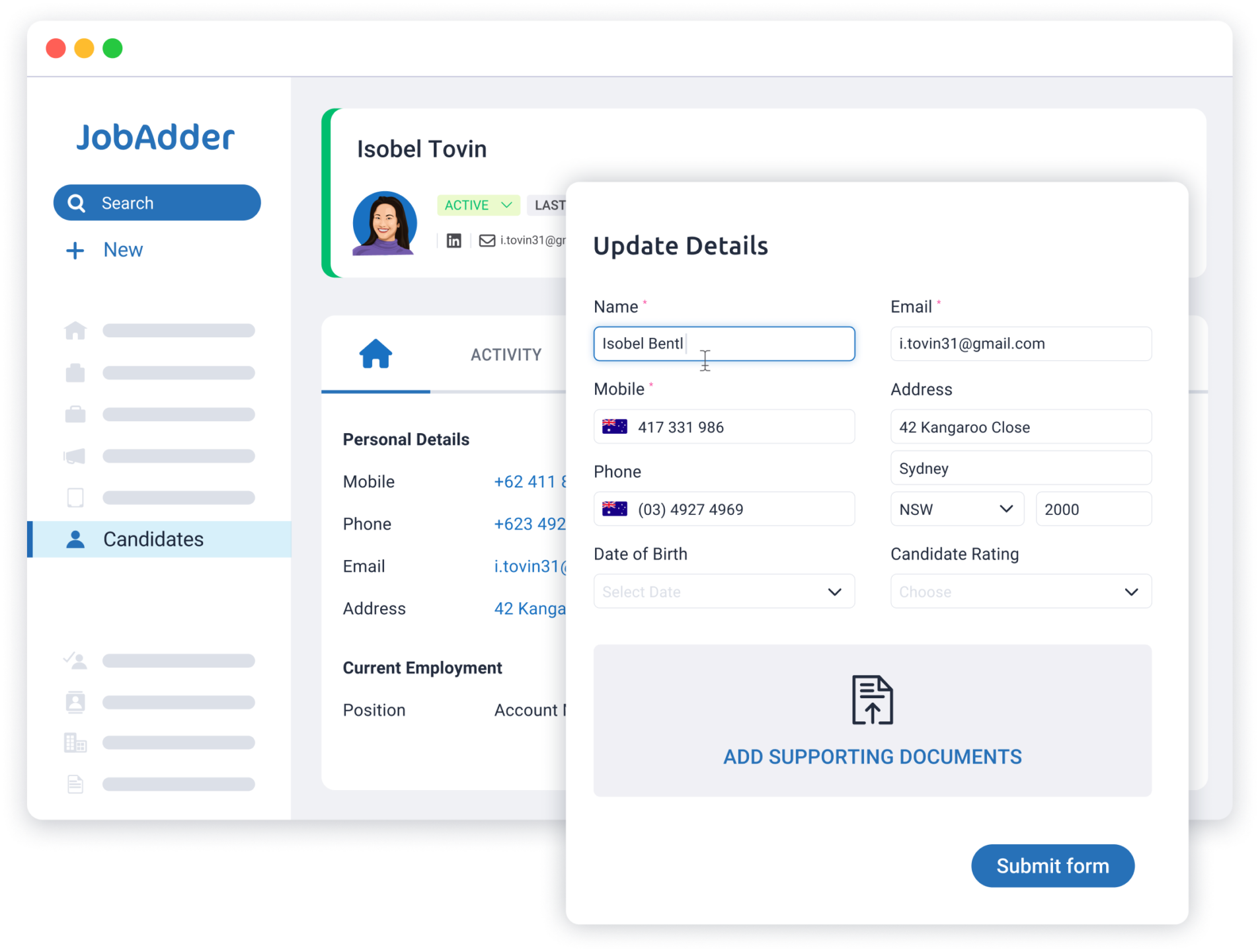 JobAdder Forms - JobAdder