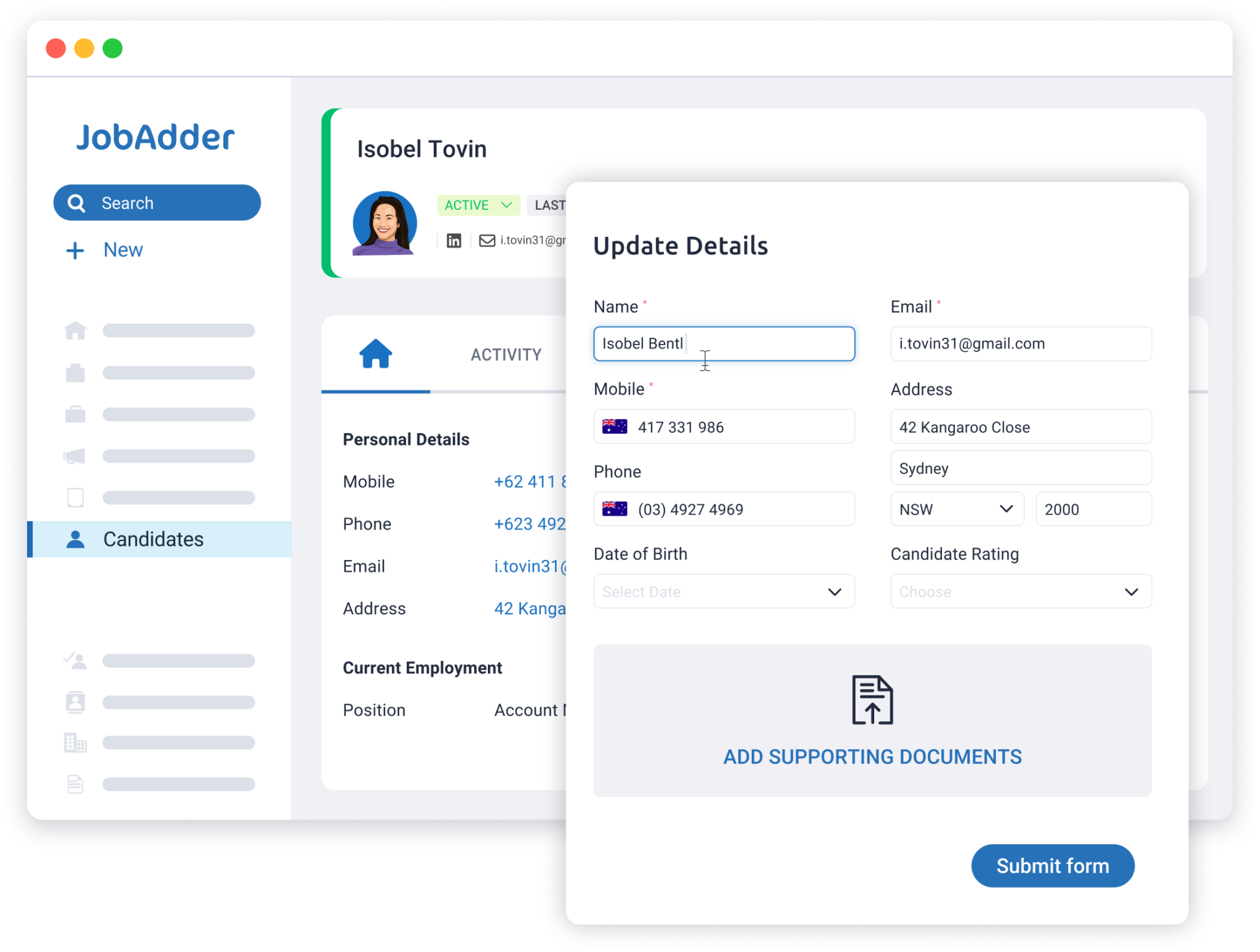 JobAdder Forms - JobAdder